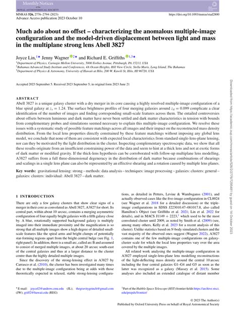 Pdf Much Ado About No Offset Characterizing The Anomalous Multiple