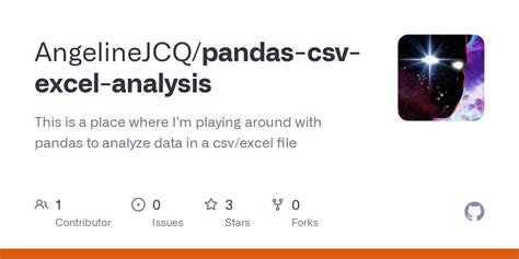 GitHub AngelineJCQ Pandas Csv Excel Analysis This Is A Place Where I
