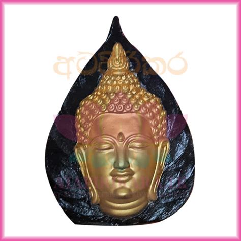 Handcrafted Boo Leaf බෝ කොළය මත බුදු රුව Atapirikara Lk