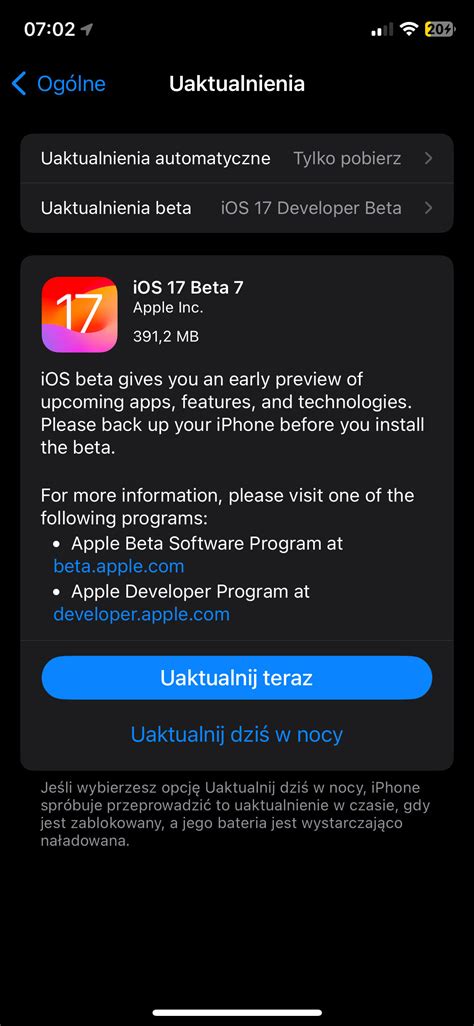iOS 17 beta 7 już jest Co nowego wnosi aktualizacja