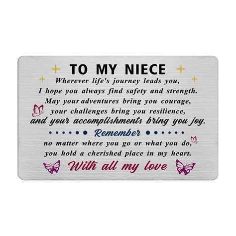 Iyaone Niece Ts From Aunt Uncle Inspirational Ts For Niece
