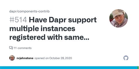 Have Dapr Support Multiple Instances Registered With Same App Id And