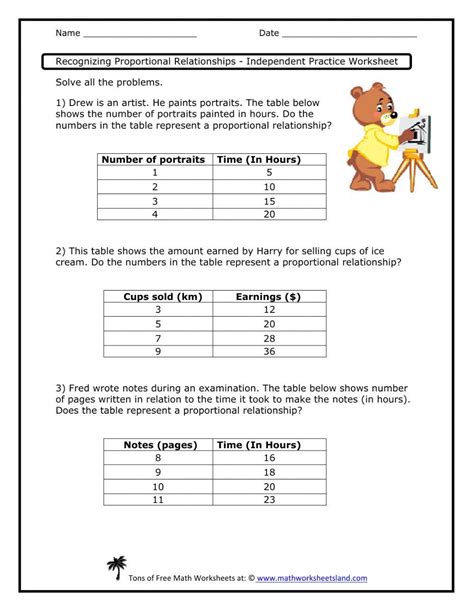7rp2 Identifying Proportional Relationships Online Exercise For