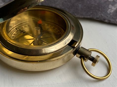 Pocket Compass Vintage Style Compass Handmade Compass Etsy