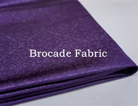 Purple Color Brocade Fabric Jacket Dress Fabric Jacquard Brocade