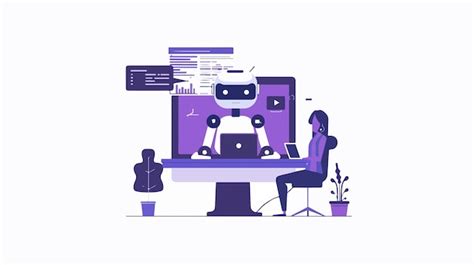 Programmers With Charts Making Chatbot Learn Data Premium Ai