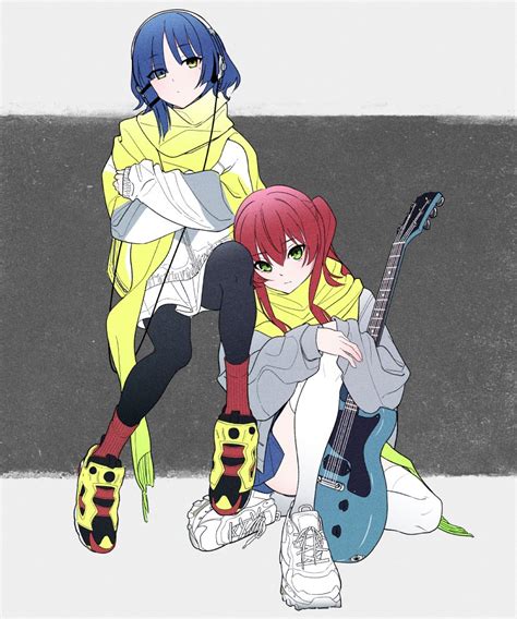 Kita Ikuyo And Yamada Ryo Bocchi The Rock Drawn By Acubi Tomaranai Danbooru