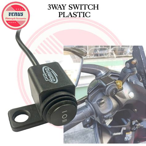 Venus Motorcycle Domino 3 Way Switch Plastic Waterproof Universal Shopee Philippines