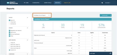Candidate Report Template
