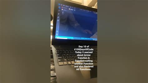 Day 10 Of 100daysofcode Learned Arrow Functionandfunction Calling Another Function Reviwed