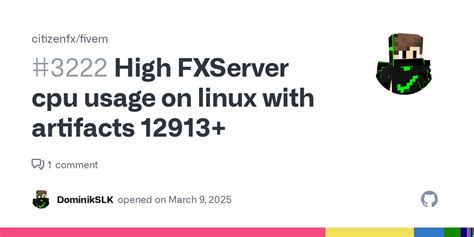 High Fxserver Cpu Usage On Linux With Artifacts 12913 · Issue 3222