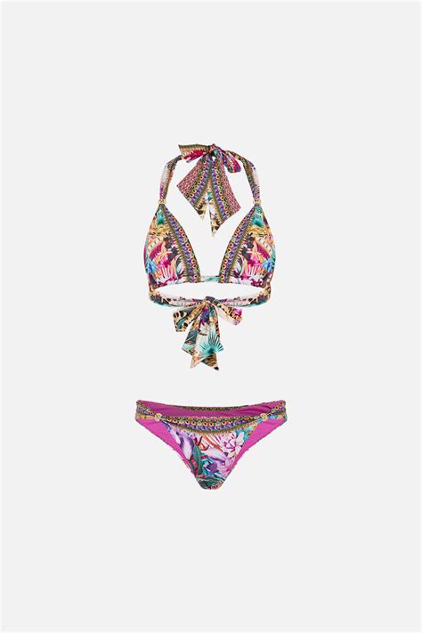 Soft Tie Bikini With Trim Merry Go Round Camilla Eu
