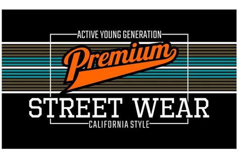 벡터 일러스트 레이 션 Tshirt 의류 및 기타 용도의 프리미엄 빈티지 타이포그래피 디자인 프리미엄 벡터