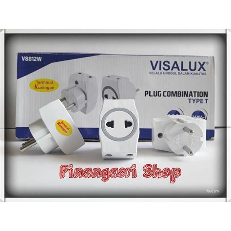Jual Steker T Multi Yunior Loyal Plug Combination Type T Visalux Tusuk Kontak Kombinasi Tipe T