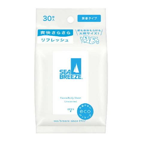 シーブリーズ フェイス＆ボディシートn 無香料 30枚入り サンドラッグ Online Store