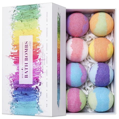 Aprilis Bath Bombs T Set Organic And Natural Essential Oil Bath Bombs
