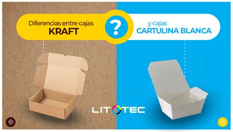 Diferencias entre cajas Kraft y cajas de cartulina blanca Litotec Industria Gráfica