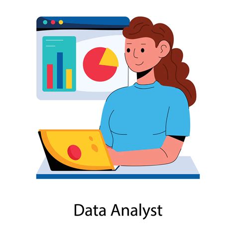 Trendy Data Analyst 43229184 Vector Art At Vecteezy