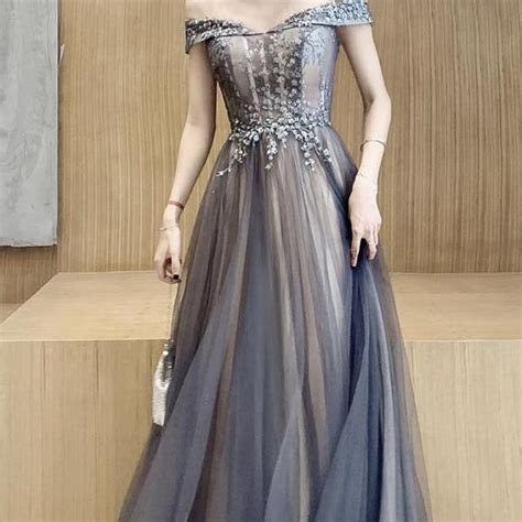 High Quality Evening Dresses High Class Prom Gowns Off Shoulder