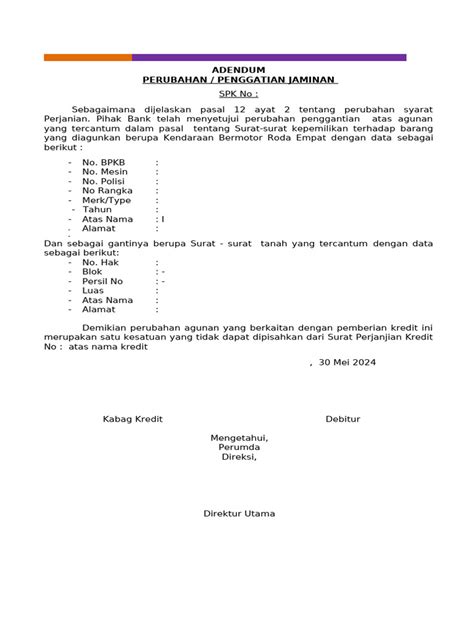 Addendum Jaminan Pdf