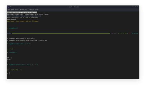 install iicalc on manjaro linux using the snap store snapcraft