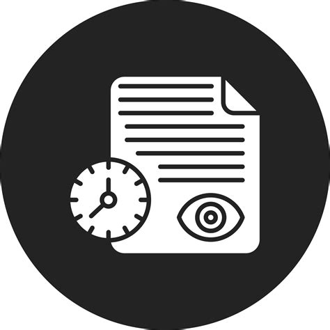 Real Time Monitoring Vector Icon 33178733 Vector Art At Vecteezy