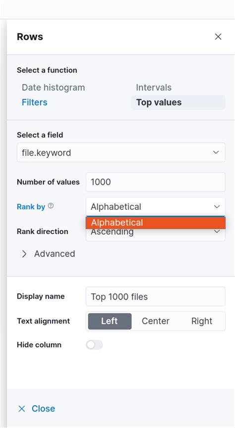 Lens Table Wrong Selection Of Top N Elements Kibana Discuss The