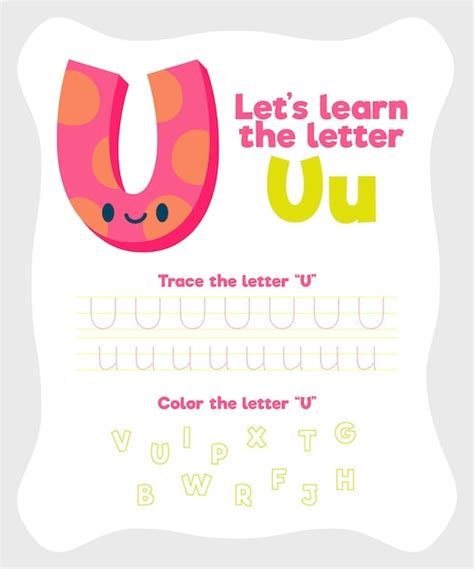 Plantilla De Hoja De Trabajo Letra J Vector Gratis