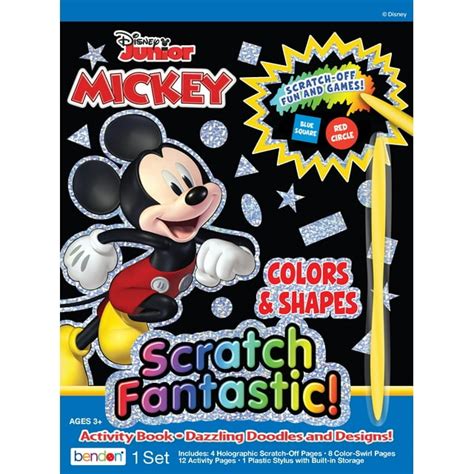 Disney Mickey Mouse Scratch Fantastic 24 Page Activity Book Paperback