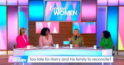 Itv Loose Women Viewers Wince As Stars Having Furious On Air Row