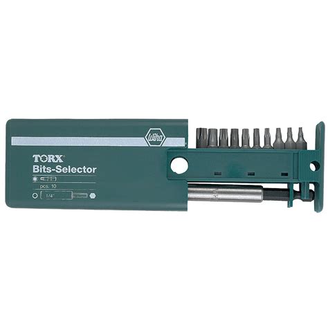 Wiha Security Torx Bit Selector And Magnetic Bit Holder Set T7s T40s