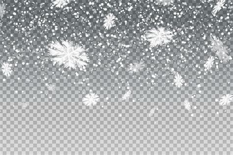 벡터 장식와 투명 한 배경에 대 한 현실적인 격리 된 눈 메리 크리스마스 그리고 새 해 복의 개념입니다 0명에 대한 스톡 벡터 아트 및 기타 이미지 Istock