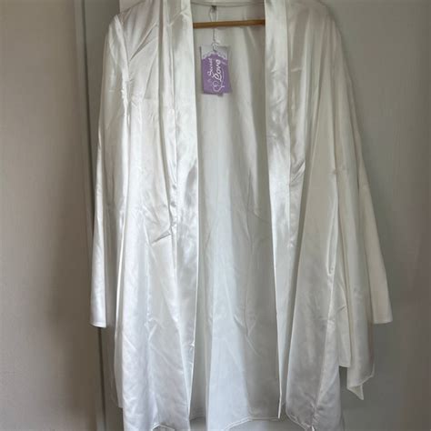 White Bridal Peignoir Set Sexy Nightgown And Robe Wedding Night