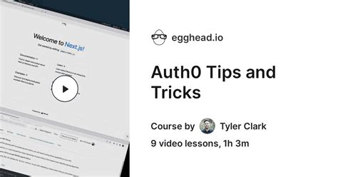 Online Course Auth Tips And Tricks From Egghead Io Class Central