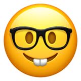 Nerd Face Emoji Meaning And Pictures EmojiGuide