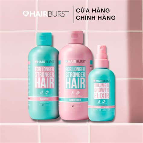 Combo Set Gội Xả Và Xịt Dưỡng Hairburst