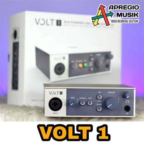 Jual Universal Audio Uad Volt 1 1 In2 Out Premium Usb Soundcard Di