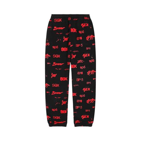 Buy Sp5der Sex Aop Sweatpant Black 02406 1ss2505ssasb Blac Goat