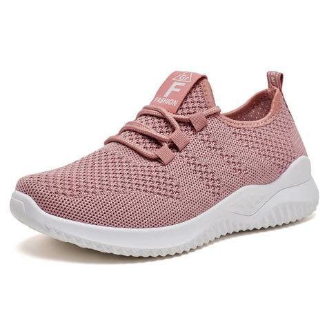 Hobibear Running Shoes Women Arch Support Workout Sneakers Lace Up