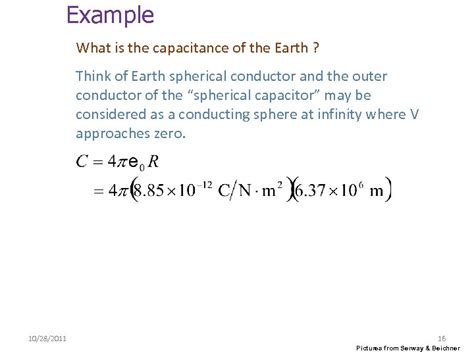 Definition Of Capacitance Calculating