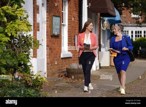 Liberal Democrat Local Candidate Emma Holland Lindsay And Deputy Leader