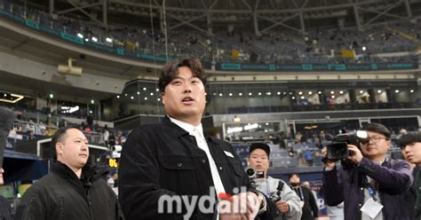 Md포토 류현진 고척돔에서 열리는 Mlb 개막전 왔습니다