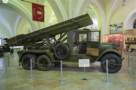 Bm 13 Katyusha Rocket Artillery Combat Vehicle In Exposition Of The