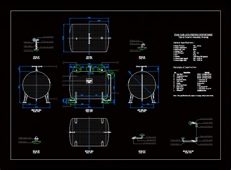 Tank Foam Dispenser Prepiped Dwg Block For Autocad • Designscad
