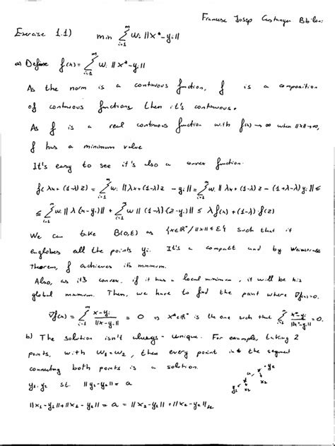 Optimization Exercises Pdf