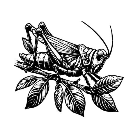 Premium Vector Grasshopper Logo Design Grasshopper Vector