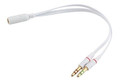 Cabo Adaptador Fone Ouvido Celular No Pc P F Mea Macho R Em Mercado Livre