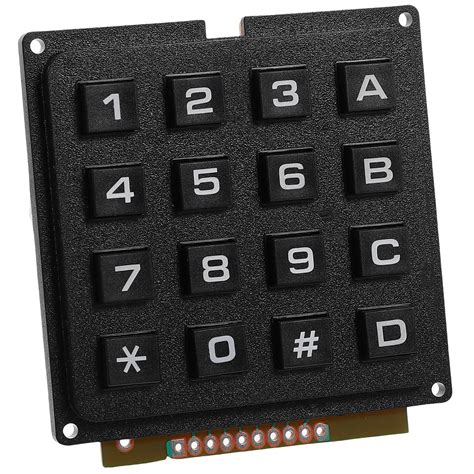 Masteelf Membrane Keypad Keyboard Module Array Switch Keyboard 16 Keys Keyboard