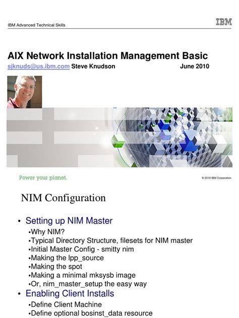 Aix Network Installation Management Basic Steve Knudson June 2010 Pdf