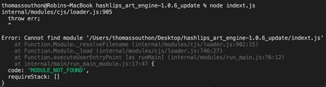 Error Function Modul Issue Hashlips Hashlips Art Engine Github